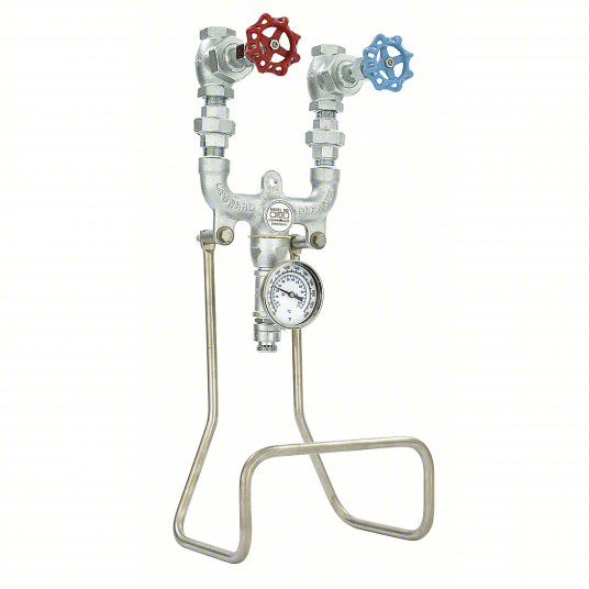 Hose Station: 3/4 in Pipe Size, FNPT x MGHT, 10 in Lg, 25 in Ht, Lead ...