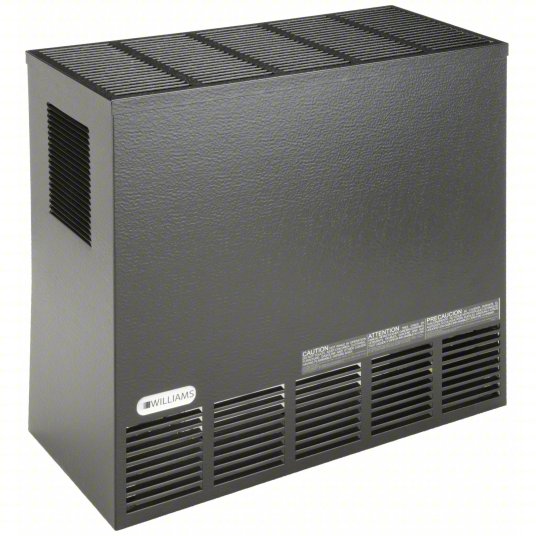 Hearth Heater: Natural Gas, Solid Face Cabinet, 3 in Vent Dia ...