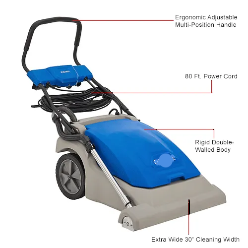 Wide Area Carpet Vacuum Cleaner, 30" Cleaning Width – ADVANCED ...