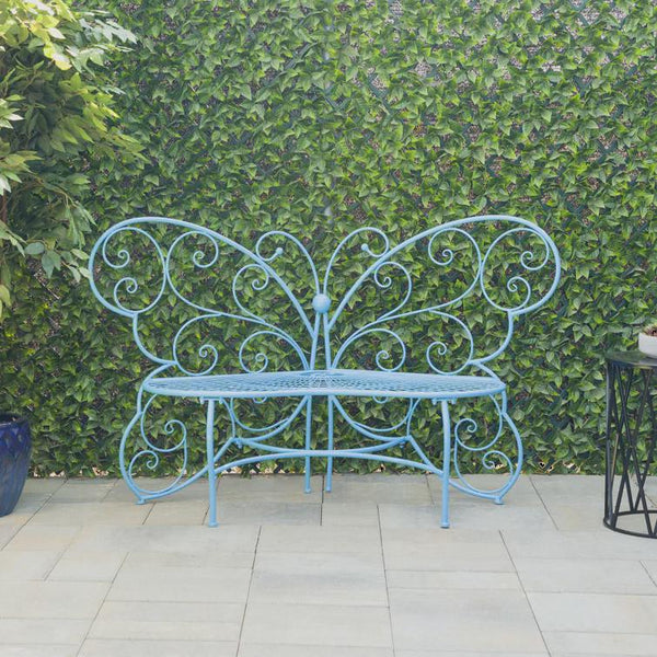 Breena Metal Outdoor Bench – ADVANCED SOLUTIONS DISPLAY
