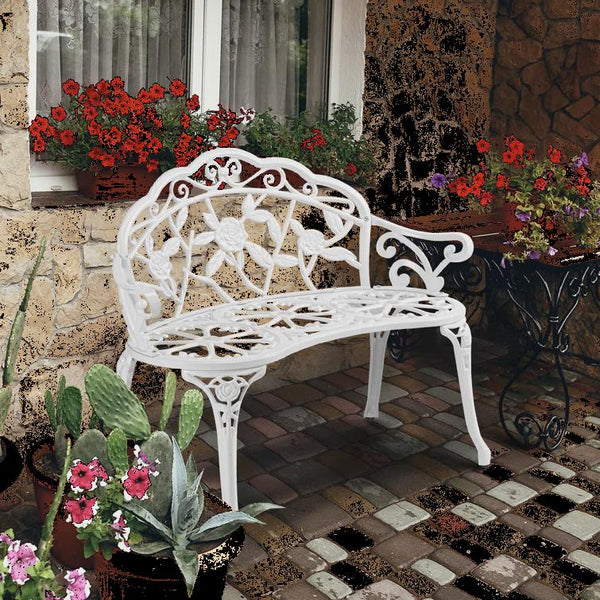 Ashilee Metal Outdoor Bench – ADVANCED SOLUTIONS DISPLAY
