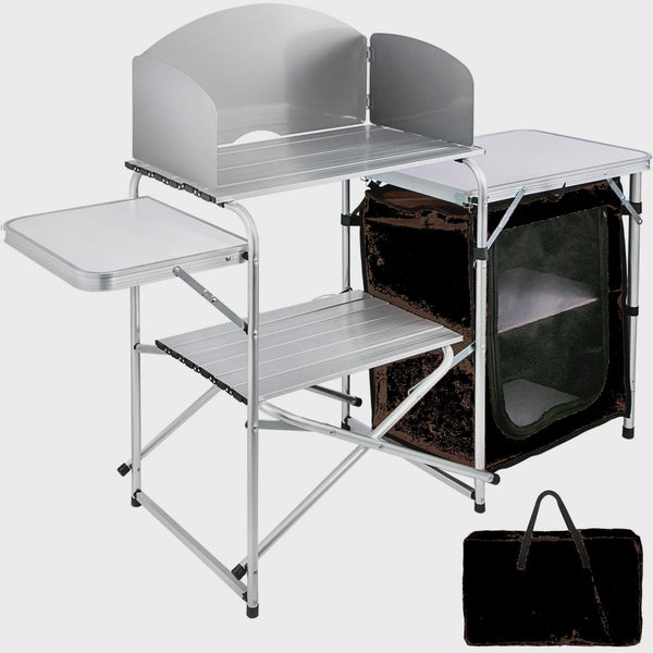 SKYSHALO Portable Folding Cook Table for BBQ, Party, Camping – ADVANCED ...