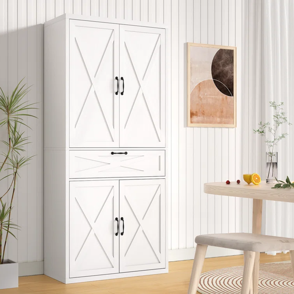 Craman 70.9'' Kitchen Pantry – ADVANCED SOLUTIONS DISPLAY