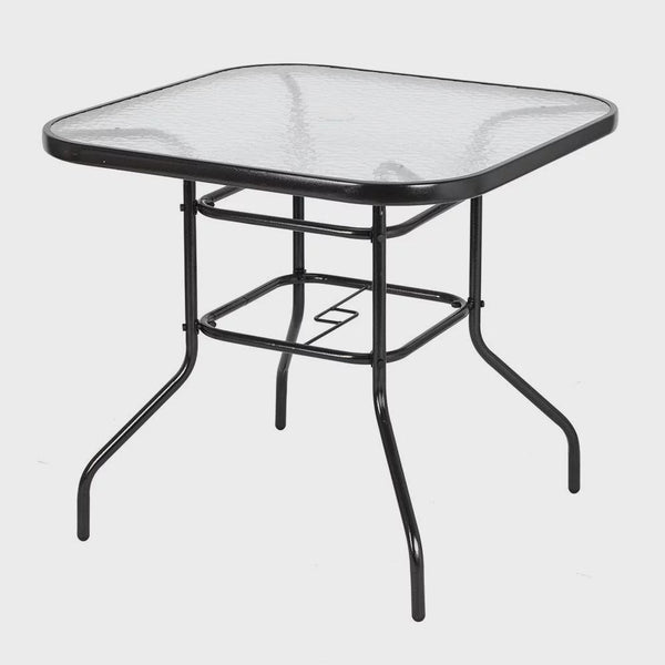 32" Patio Square Table Outdoor with Tempered Glass Top – ADVANCED ...