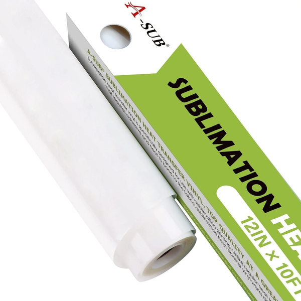 A-SUB Sublimation HTV Vinyl Roll 12"x10 FT Matte Clear HTV – ADVANCED ...