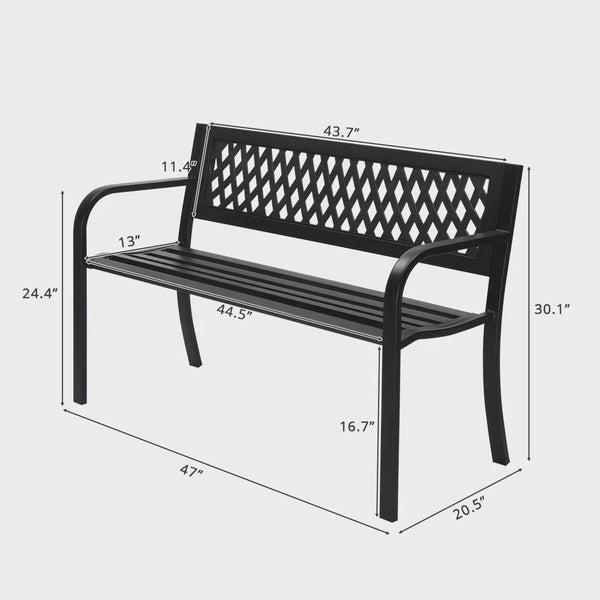 Shunk Outdoor Bench – ADVANCED SOLUTIONS DISPLAY