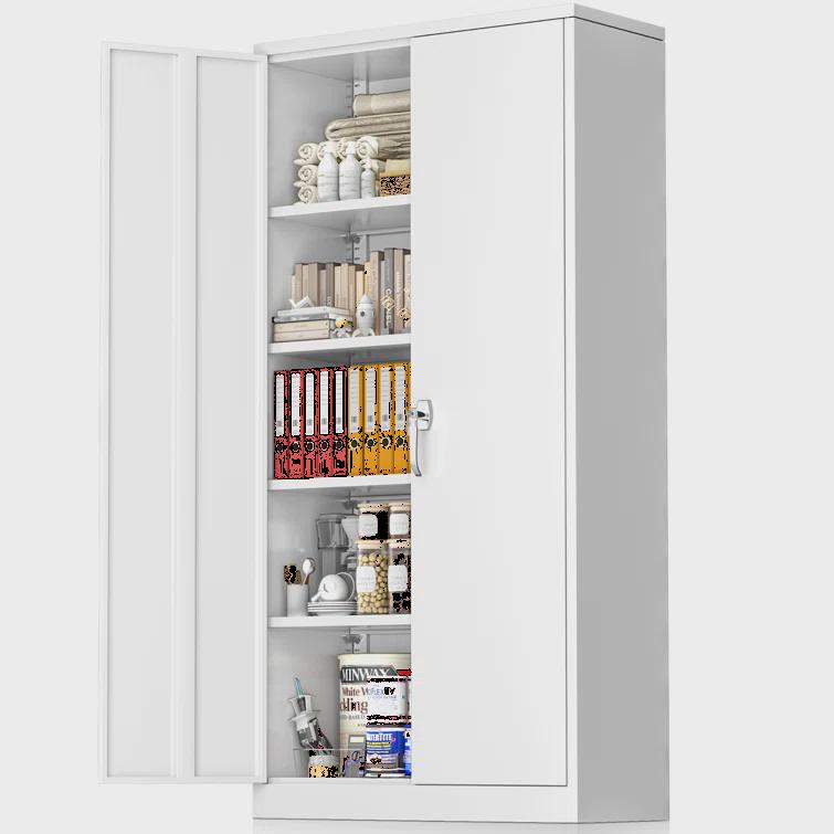 Lakenzie 5 - Shelf Steel Storage Cabinet with Lock – ADVANCED SOLUTIONS ...