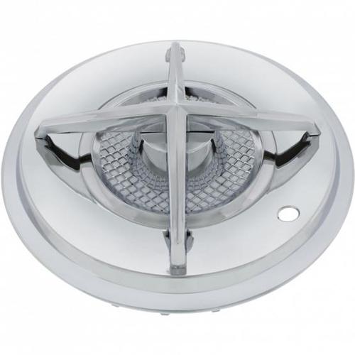 UNITED PACIFIC C5036 Axle Hub Cap - 15", Chrome, Cross Bar – ADVANCED ...