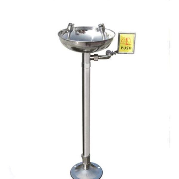 Vertical Eyewash Station Faucet, 304 Stainless Steel Face Eye ...