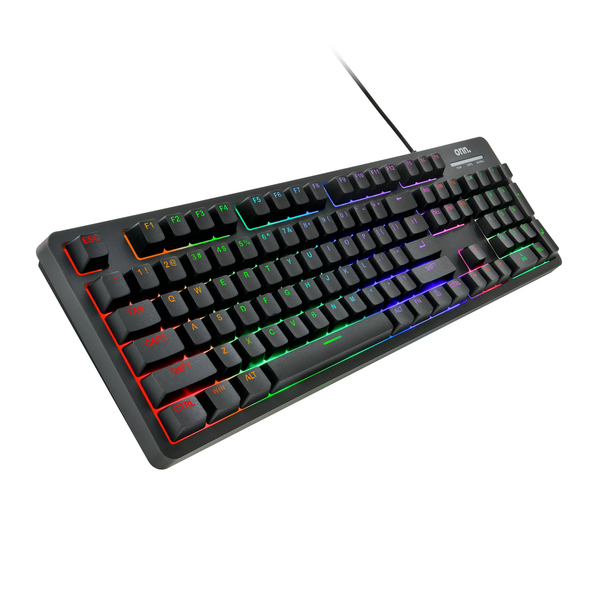 onn. 104-Key LED Gaming Membrane Keyboard, USB Wired, Black – ADVANCED ...