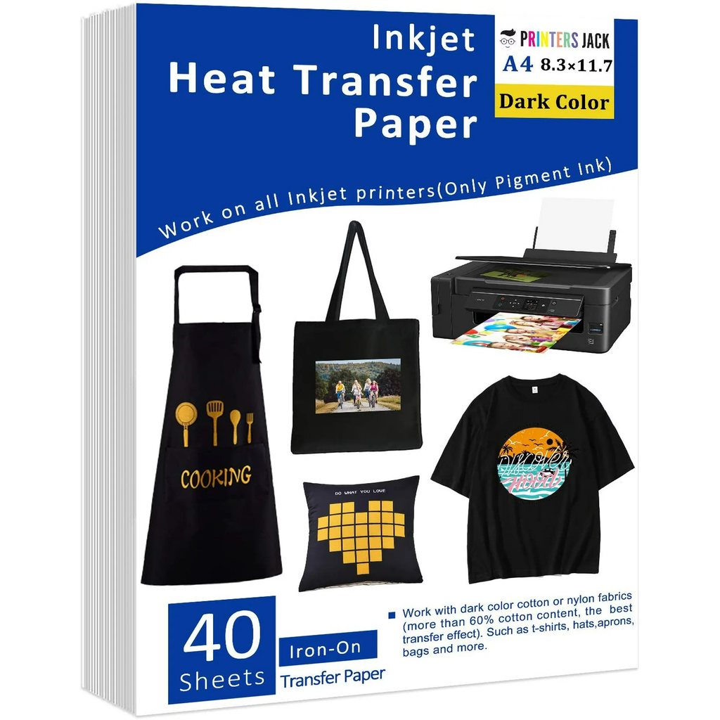 printers Jack Iron-on Heat Transfer Paper 8.3x11.7 inch – ADVANCED ...