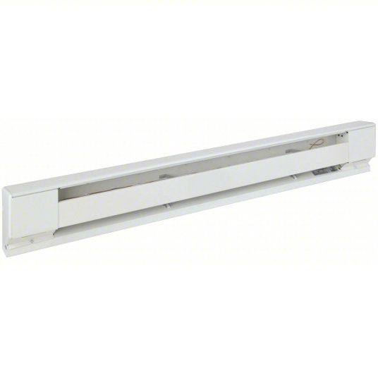 Electric Baseboard Heater: Commercial Grade, 1000W, 3413 BtuH Heating ...