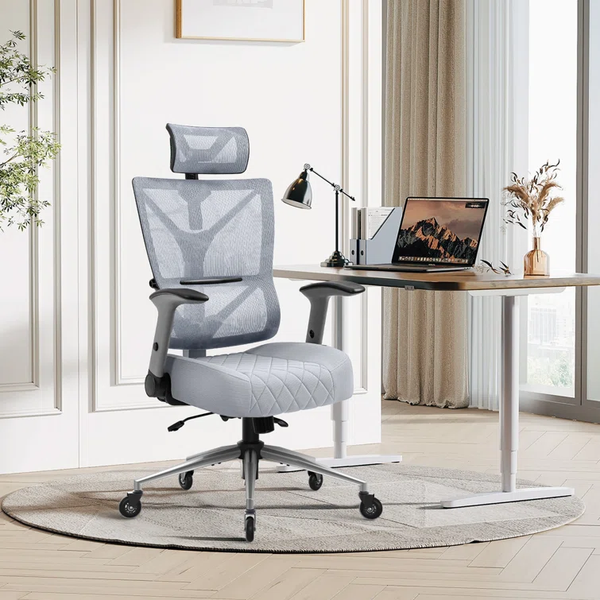 Ergonomic Mesh Task Chair with Headrest – ADVANCED SOLUTIONS DISPLAY