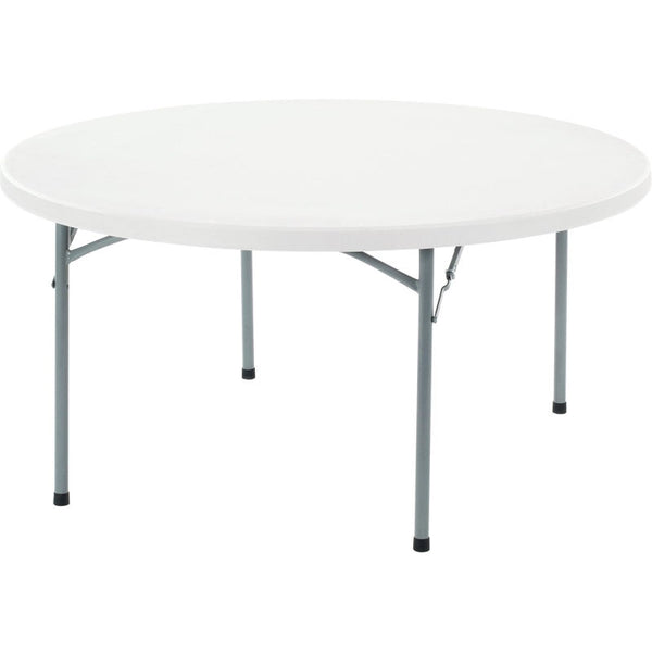 Interion® Round Plastic Folding Table - 60" - White – ADVANCED ...