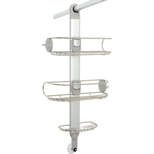 simplehuman® Adjustable Shower Caddy BT1098 – ADVANCED SOLUTIONS DISPLAY