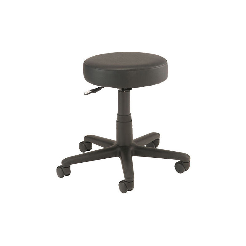 Interion® Shop Stool - Vinyl - Black – ADVANCED SOLUTIONS DISPLAY