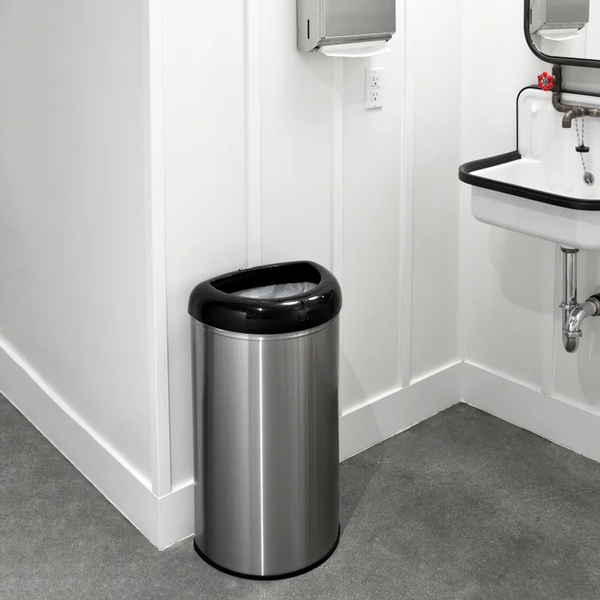 Stainless Steel 13.2 Gallon Trash Can – ADVANCED SOLUTIONS DISPLAY