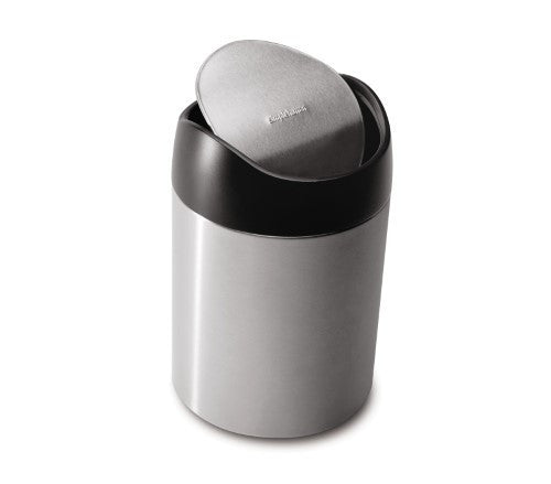 simplehuman Countertop Trash Can, Fingerprint-Proof 1.5 Liter ...